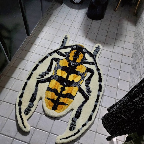 Carpets BUG RUG Beetles Insects Moss Home Decorations - Etsy