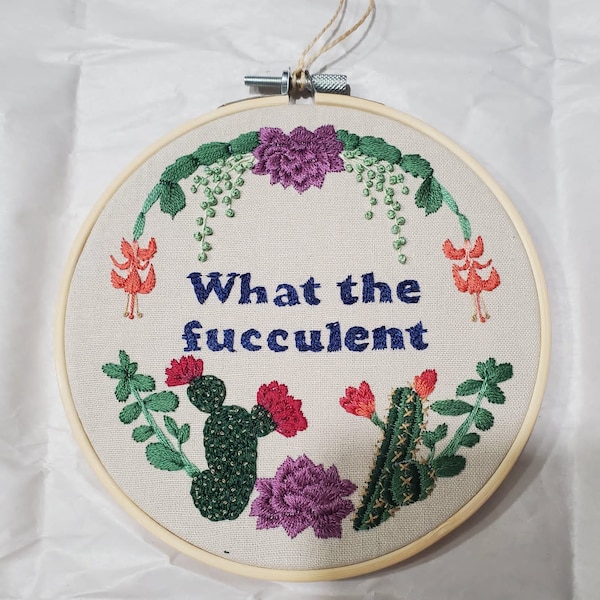 Funny Meme Inspired Customizable Handmade Embroideries - Etsy Canada