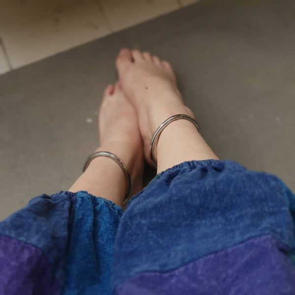 6mm POLISHED Locking Leg Irons New Lock Design Locking Bracelet ...