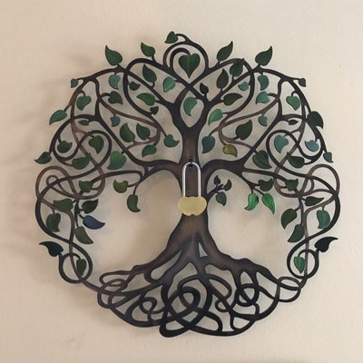 Green Pearl Leaf Tree of Life Infinity Tree Wall Decor Wall Art - Etsy