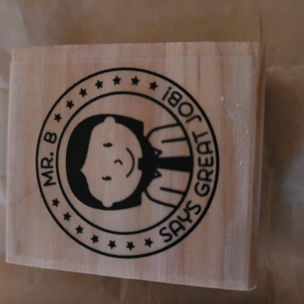 Personalized Male Teacher Rubber Stamp | Custom Classroom Design With ...