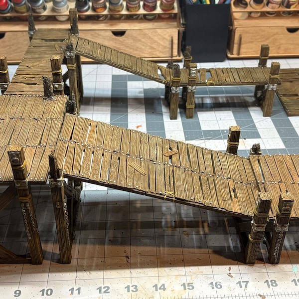 Dnd Terrain the Brig Ship - Dwarves, Elves and Demons | 28mm Miniature ...