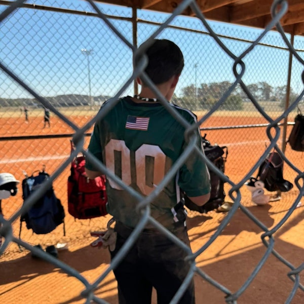 CUSTOM- Personalized Baseball Bling Necklace- Sparkle Necklace - Player ...