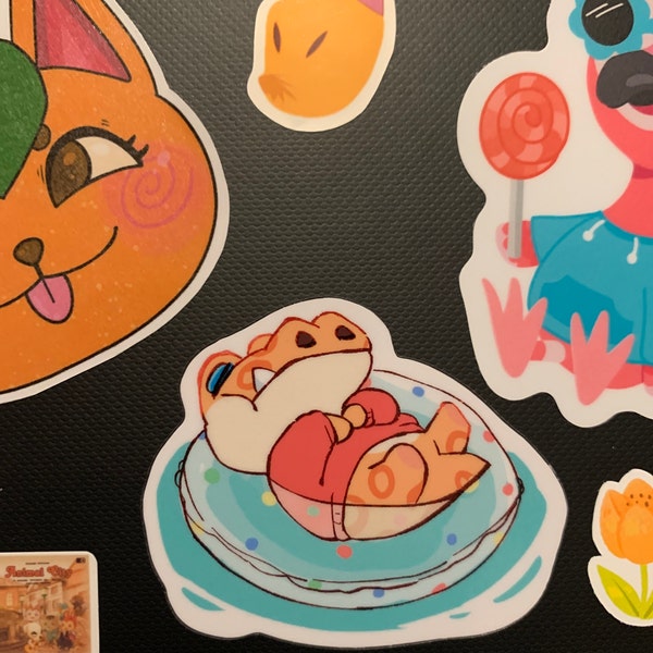 ACNH// Alfonso Glossy 4x6" Vinyl Sticker Sheet - Etsy