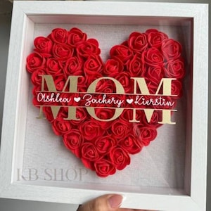 Custom Shadow Boxes With Name Nursery Decor Name Decor Birthday Gifts ...