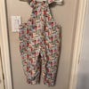 Girls Jumpsuit Sewing Pattern 4Y-7Y Puff Sleeve Jumpsuit Sewing Pattern ...