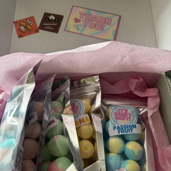 Freeze Dried Cotton Candy Taffy: Light, Airy, Crunchy - Etsy