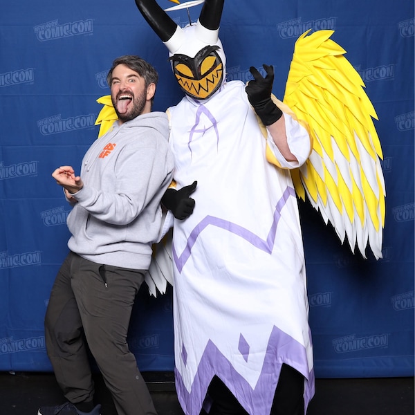 White and Yellow Adam Wings Hazbin Cosplay Adam Cosplay Wings Photo ...