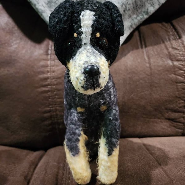 Custom Stuffed Dog, Custom Dog Plush, Custom Crochet Dog, Custom Pet ...