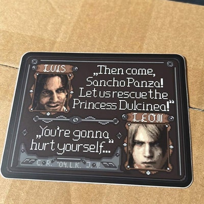 Resident Evil 4 Remake Sticker, Leon Kennedy Sticker, Pixel Sticker ...