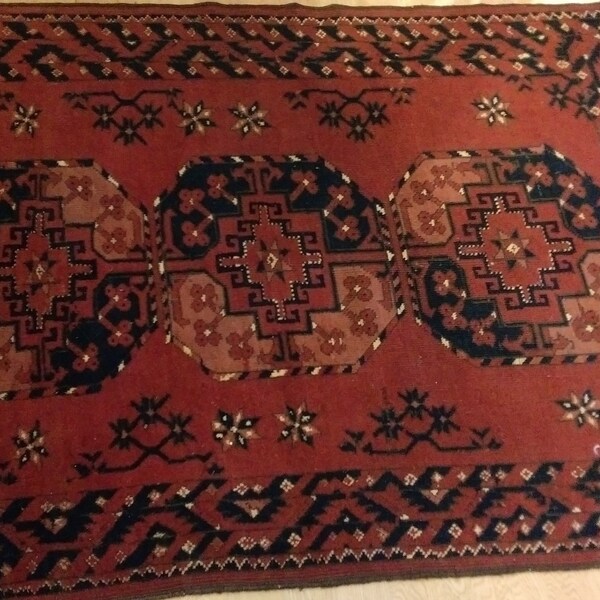 Antique Ladik Turkish Rug - 3’6 X 6’5 Ft - 137 X 196 Cm - Anatolian ...