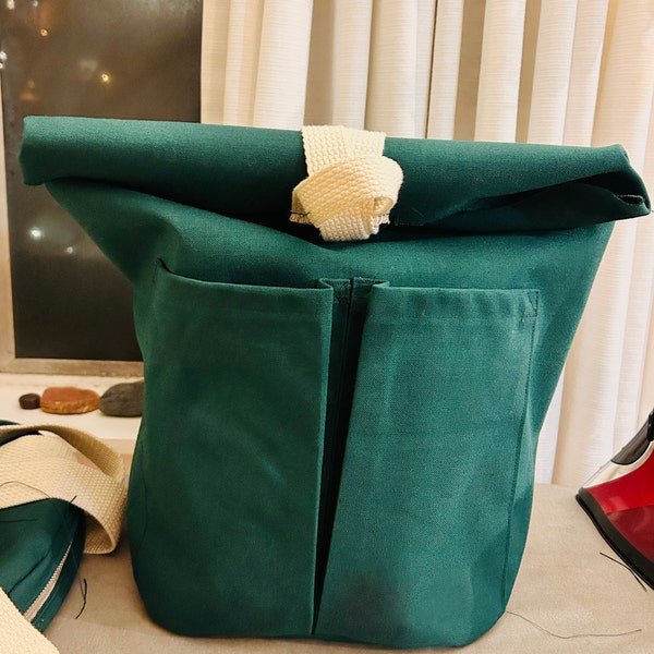 Big Bucket Bag | Canvas Backpack | Canvas Bag | Sewing Pattern ...