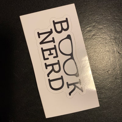 Sunglasses Book Nerd Stickers, Funny Reading Stickers for Tumblers and ...