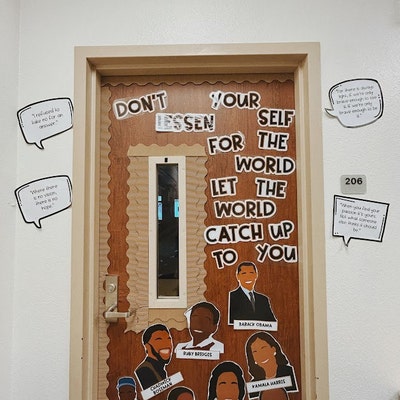 Retro Spring Themed Printable Bulletin Board or Door Display Set for ...