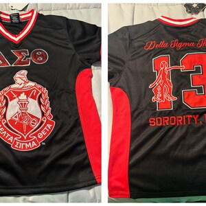 NEW Delta Sequin Red Tee - Etsy