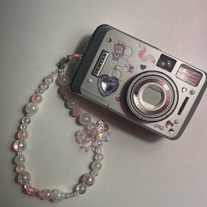 Pink Bow Tie Phone Charm Strap, Phone Lanyard, Phone Accessory, Gift ...