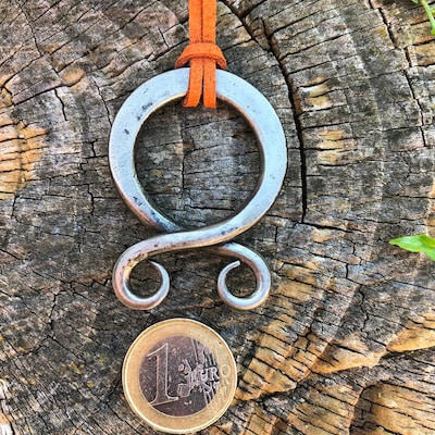 Handmade, Forged, Blacksmith, Viking, Norse, Troll Cross, Pendant ...