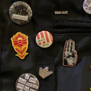 Handmade Collage Pin: 3-PACK CUSTOM ORDER - Etsy