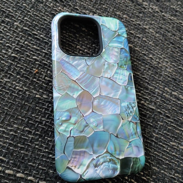 Iridescent Pearl Mosaic Sea Shell Aesthetic Summer Phone Case for ...