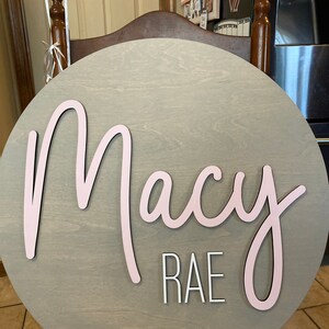 Custom Name Sign 1236 Inch Child or Baby Name | Etsy