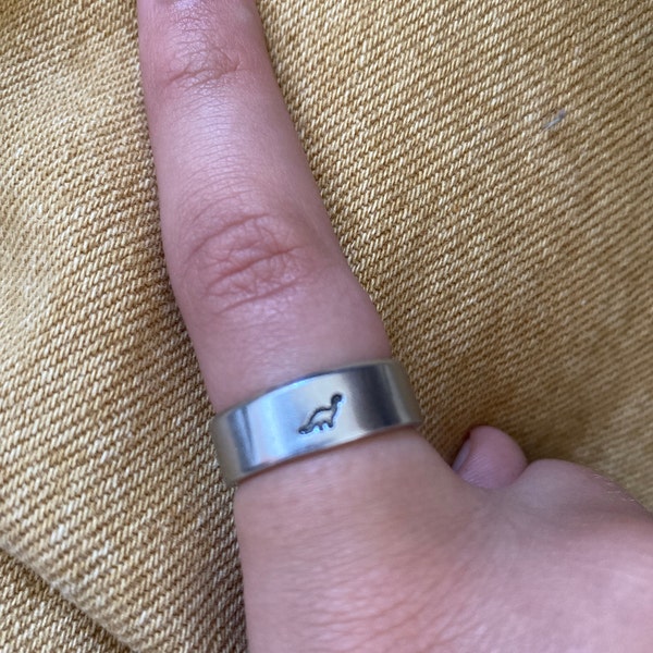 Dinosaur Rings for Couples, Cute Rings, Geeky Couples Ring Set, Couples ...