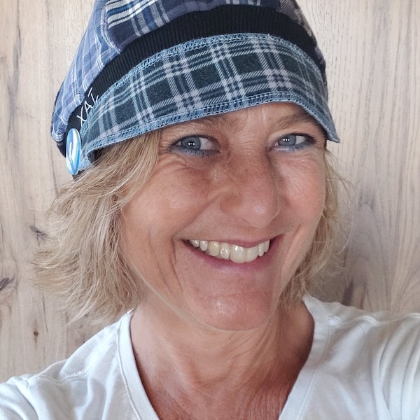 Upcycled Recycled Repurposed Hat - Adult ML - Burgundy + Black MT State ...