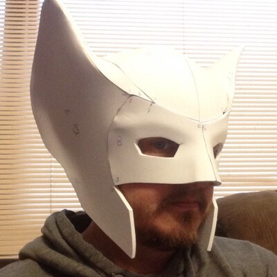 Wolverine Foam Helmet Templates for Cosplay Costume - Etsy