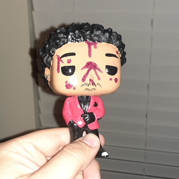 The Weeknd Custom Funko Pop (blinding Lights) - Etsy