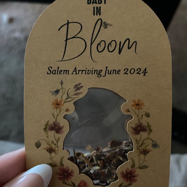 SEED PACKET FAVORS Let Love Grow Wedding Wildflowers Personalized Eco ...