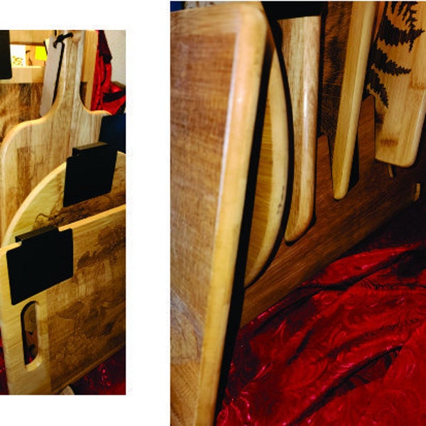 Digital File Cutting Board Display Stand | Laser Cutter | Cutting Board ...
