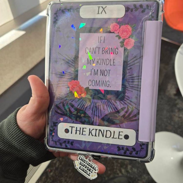 Kindle Insert Kindle Srickers Coquette E-reader Holographic Insert ...