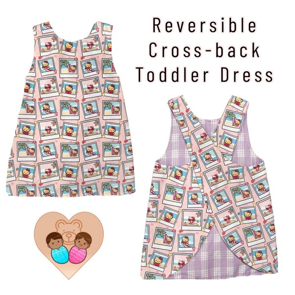 PDF Sewing Pattern for Reversible Japanese Style Apron With a Front ...