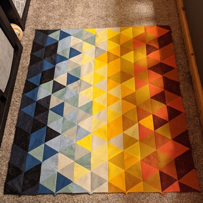 Triangle Fade Quilt Pattern PDF Download - Etsy
