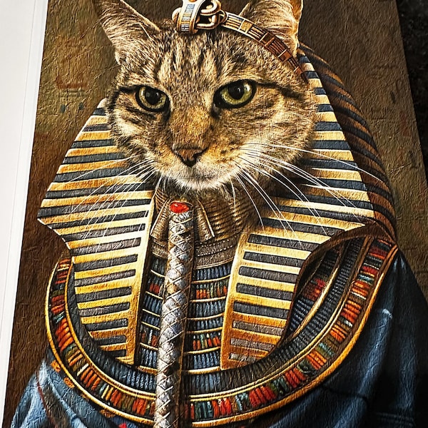 Custom Royal Cat Princess Portrait, Royal Pet Portrait, Royal Cat ...