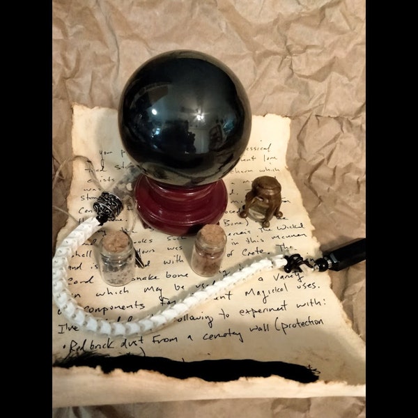 Necromancer's Pendulum, Snake & Toad Bone - Etsy