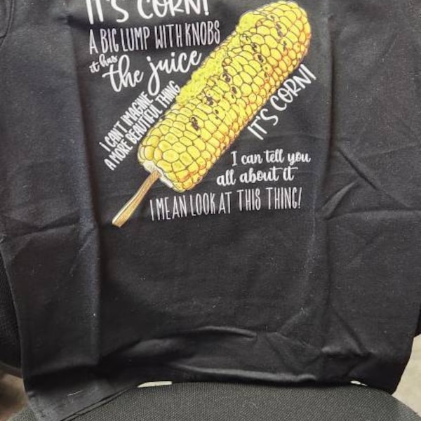 Sarcastic It’s Corn Viral Social Media Video Shirt, Corn Boy Funny Meme ...