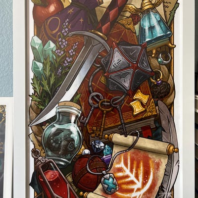 Keyleth and the Sun Tree 11x17 Critical Role Fan Art Poster Print - Etsy