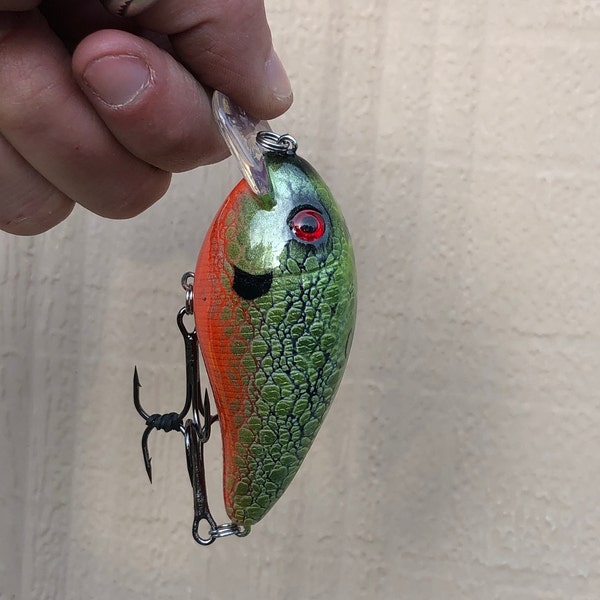 River Shad Custom Painted Crankbait Fishing Lure, Bass Fishing Lures ...