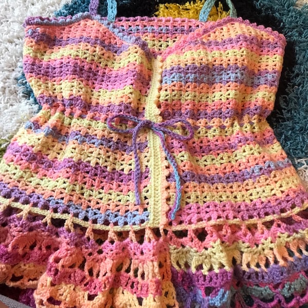 Summertime Vintage Crochet Top Pattern | Crochet Tank Top Pattern ...