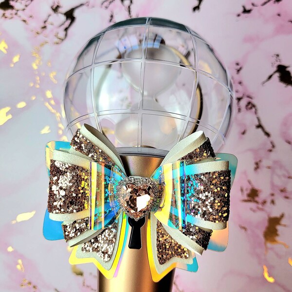 ATEEZ LIGHTINY Light Stick Leather Bow Kpop Accessory V2 Edition - Etsy