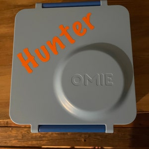 Omie Box Decal, Bentgo Box, Name Decal, Lunchbox Decal, Personalized ...