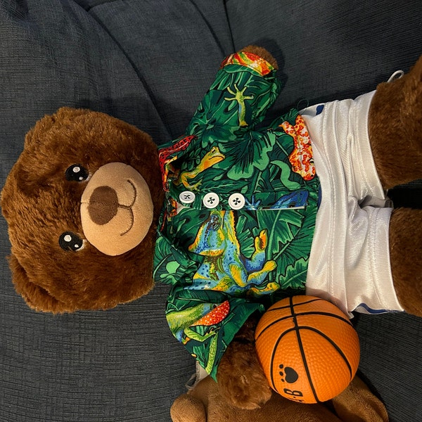 TEDDY BEAR SHIRT Pdf Pattern Fits 15-18 Inch Teddy Bears Such as Build ...