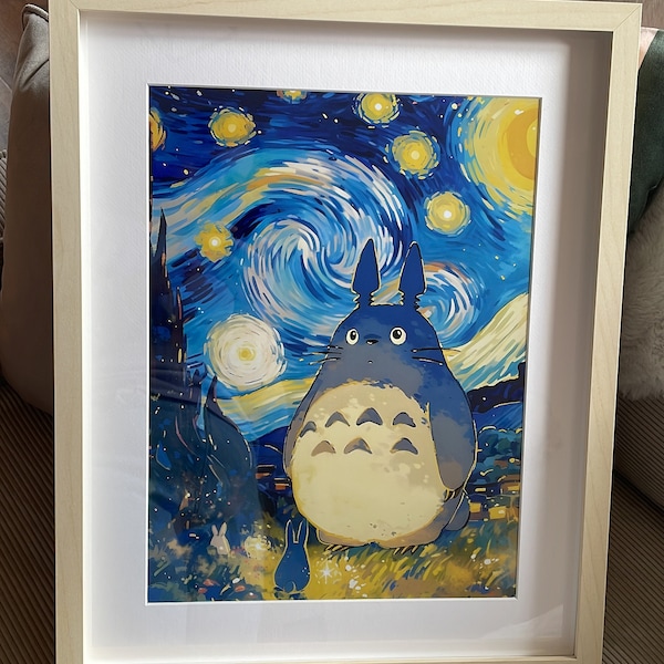 My Neighbor Totoro Poster, Totoro Japanese Tapestry, Printable Wall Art ...