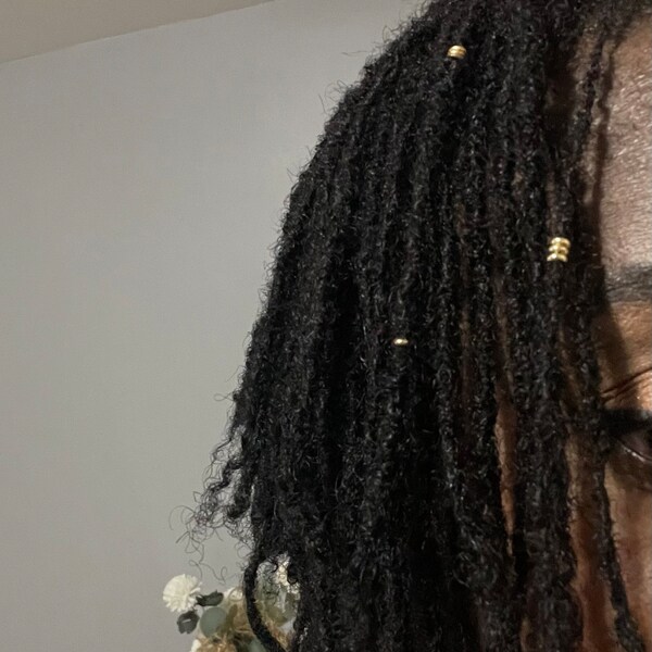 Stainless Steel Loc Beads, Microlocs, Sisterlocks, Dreadlocks, Faux ...