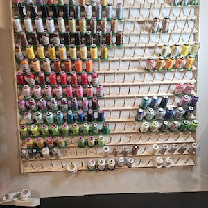 161 Spool Thread Rack - Magnetic/adjustable Shelving - 2" Spacing for ...