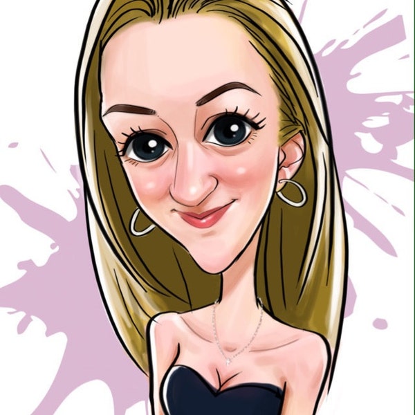 Custom Caricatures From Photos, Cartoon Portrait Illustrations ...