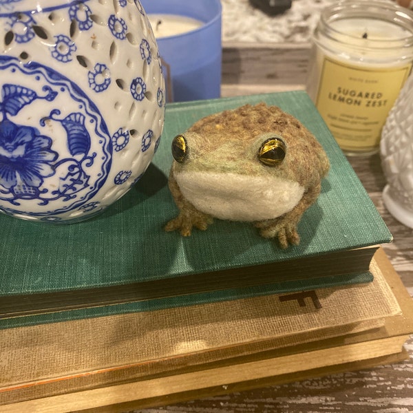 Needle Felted Toad Handmade Wool Toad Sculpture - Etsy