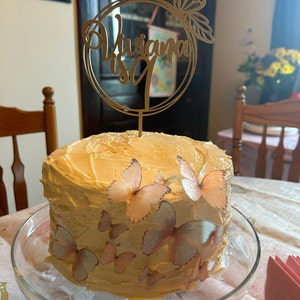 Fairy Cake Topper, Scroll Cake Topper, Magical Birthday Cake Topper ...