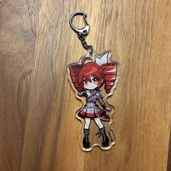 Kasane Teto Synthv - 3" Rounded Acrylic Keychain - Etsy