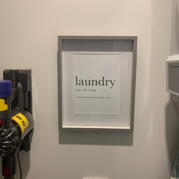 Laundry Definition, Laundry Room Decor, Printable Laundry Art, Laundry ...